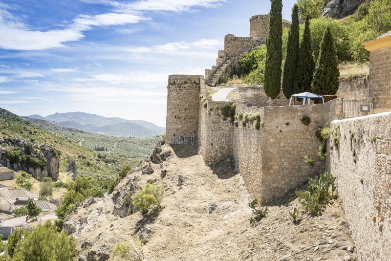 Landscape, Moclin, Granada, Andalusia, Spain Stock Image - Image of ...