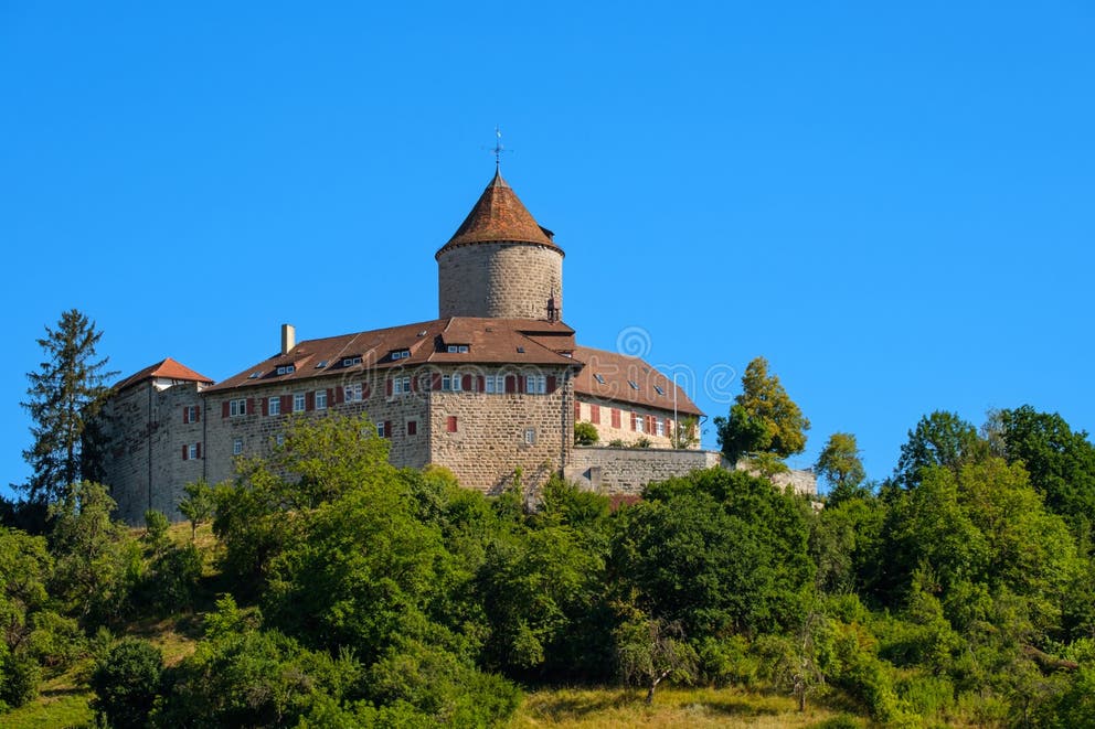 Ancient Castle Reichenberg in Germany Stock Image - Image of landscape ...
