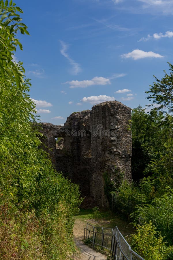 Ancient Castle Ruin Called Greifenstein in the Same Called German ...