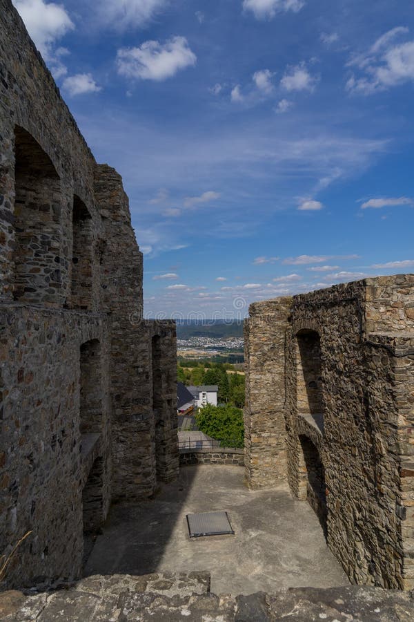 Ancient Castle Ruin Called Greifenstein in the Same Called German ...
