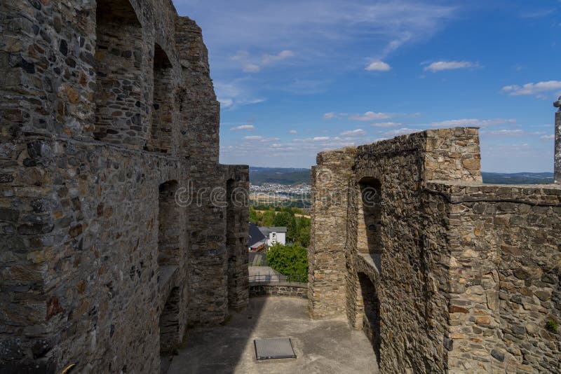 Ancient Castle Ruin Called Greifenstein in the Same Called German ...