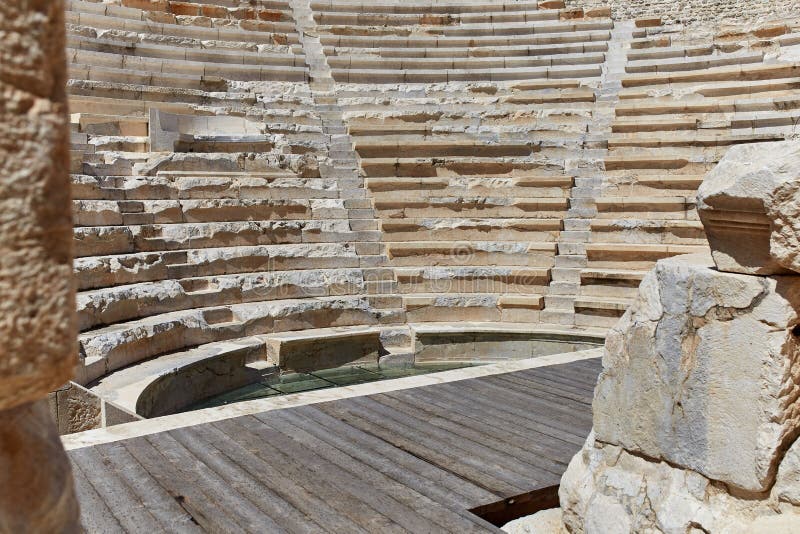 Ancient Castle of Stones and Shellfish, Amphitheater Stock Photo ...