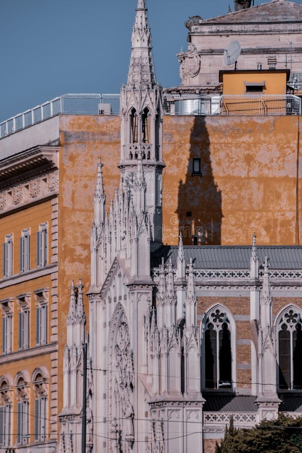 Ancient Cathedral in Rome, Italy Stock Photo - Image of destination ...