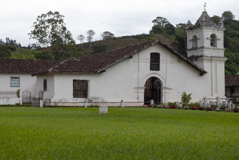 Ancient Catholic Church in Latin America Stock Photo - Image of ...