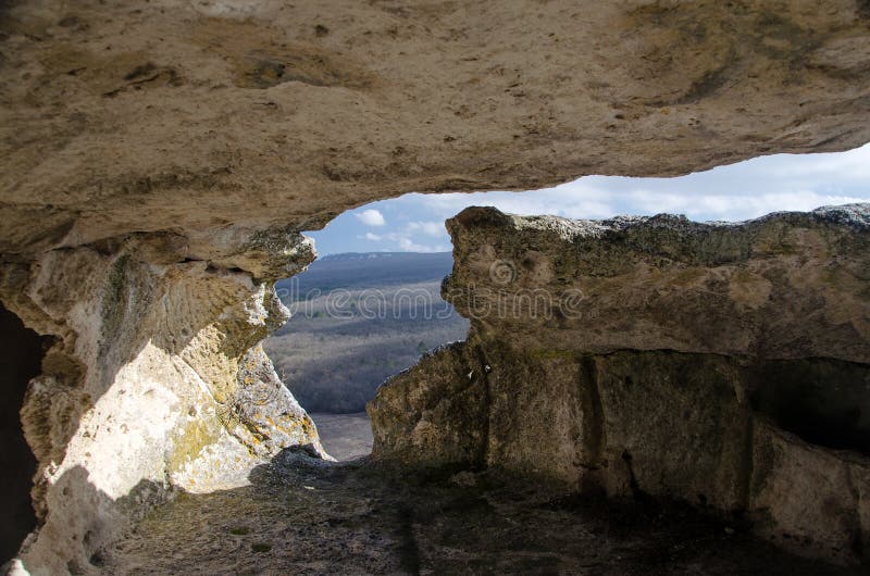 Ancient cave city stock photo. Image of cave, landscape - 87338600