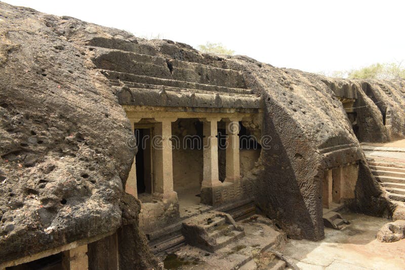 Ancient Cave and Structures Stock Photo - Image of ancient, antique ...