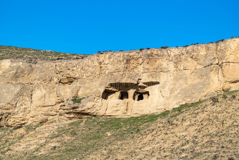 Ancient Caves Near the Mausoleum of Diri Baba, Places for Pilgrims 14th ...