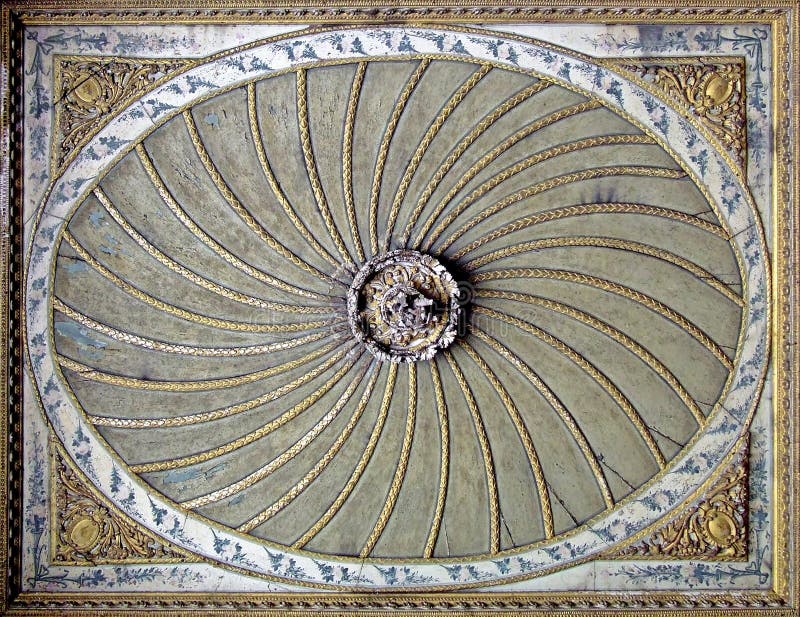 Ancient ceiling stock photo. Image of pattern, framed - 3264522