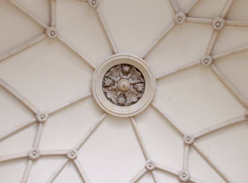Ancient Ceiling with Caissons Stock Image - Image of hand, beautiful ...