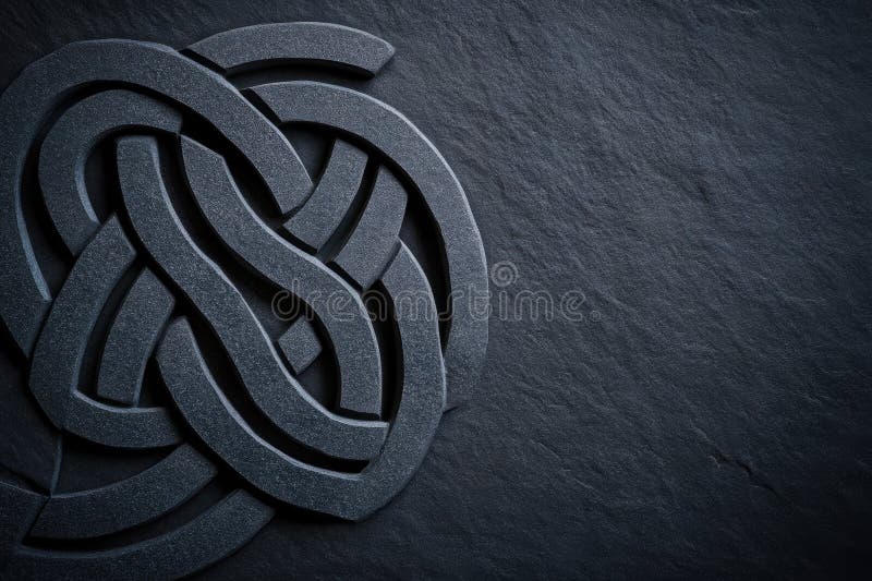 Ancient Celtic Art, Celtic Patterns Carved on a Stone Backdrop ...