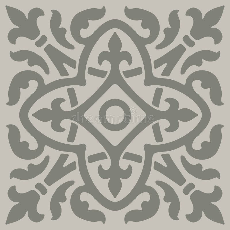 Ancient Ceramic Tile Pattern. Wall or Floor Texture. Decorative Antique ...