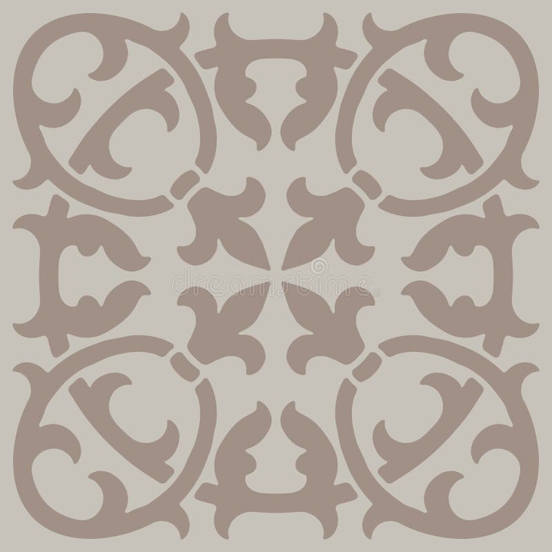 Ancient Ceramic Tile Pattern. Wall or Floor Texture. Decorative Antique ...