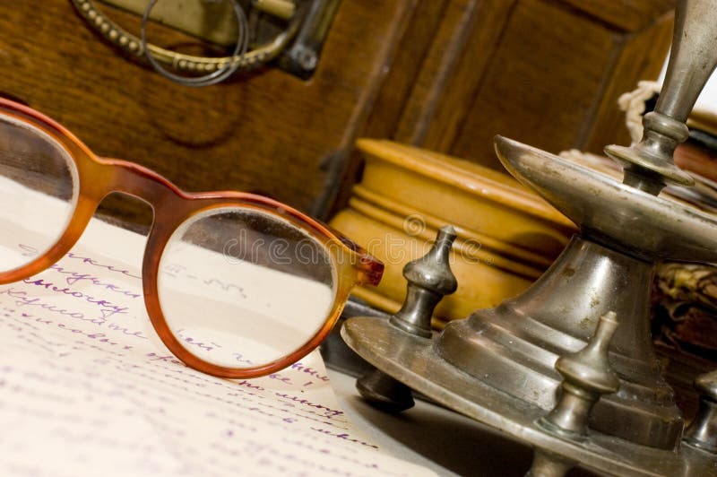 Ancient Chest and Different Old Things Stock Image - Image of close ...