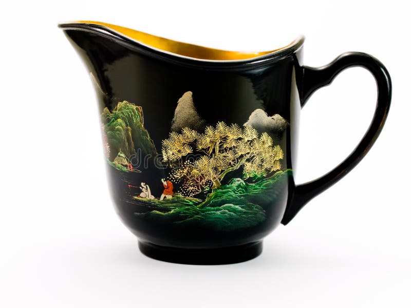 Ancient China pitcher stock image. Image of china, ceramic - 4600575