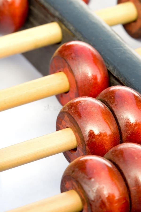 Man with asian abacus stock image. Image of antique, mathematics - 30613481
