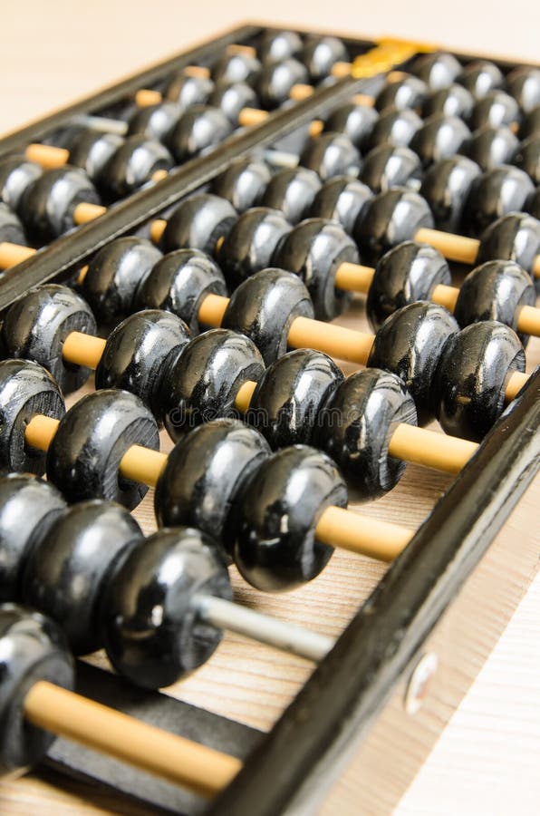 Ancient Chinese abacus stock image. Image of mathematics - 34487877