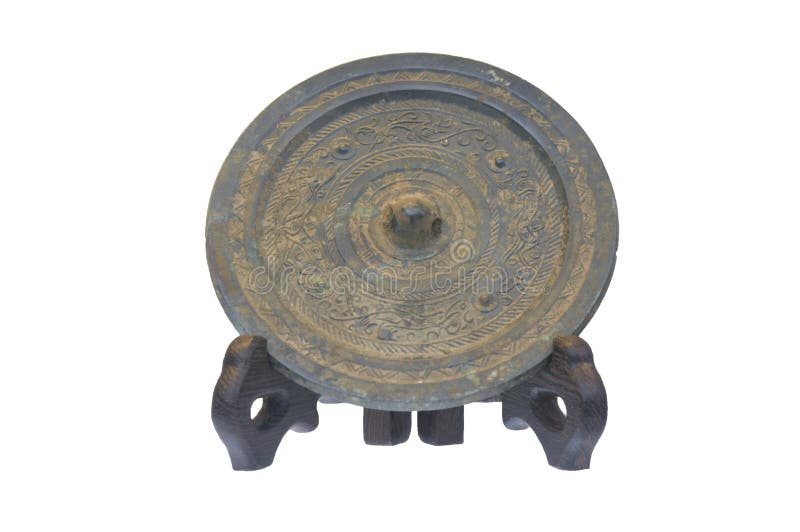 Ancient Chinese Bronze Mirrors Stock Photo - Image of ancient, chinese ...
