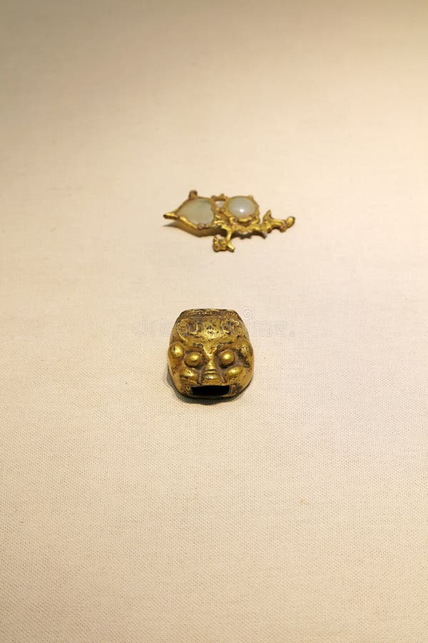 Ancient Chinese Bronze Utensils, Unearthed Cultural Relics Stock Photo ...