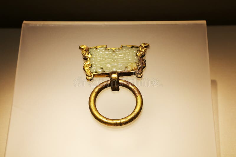 Ancient Chinese Copper Artifacts Editorial Stock Photo - Image of ...