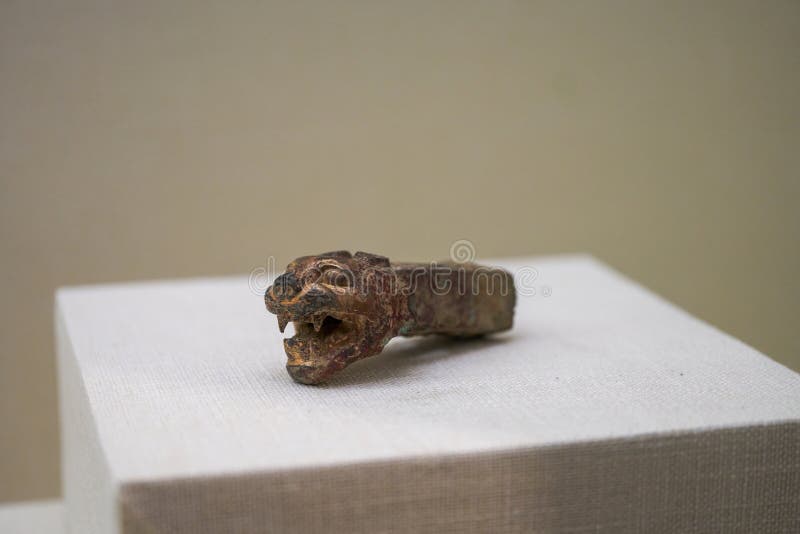 Ancient Chinese Cultural Relics in the Museum Editorial Stock Image ...