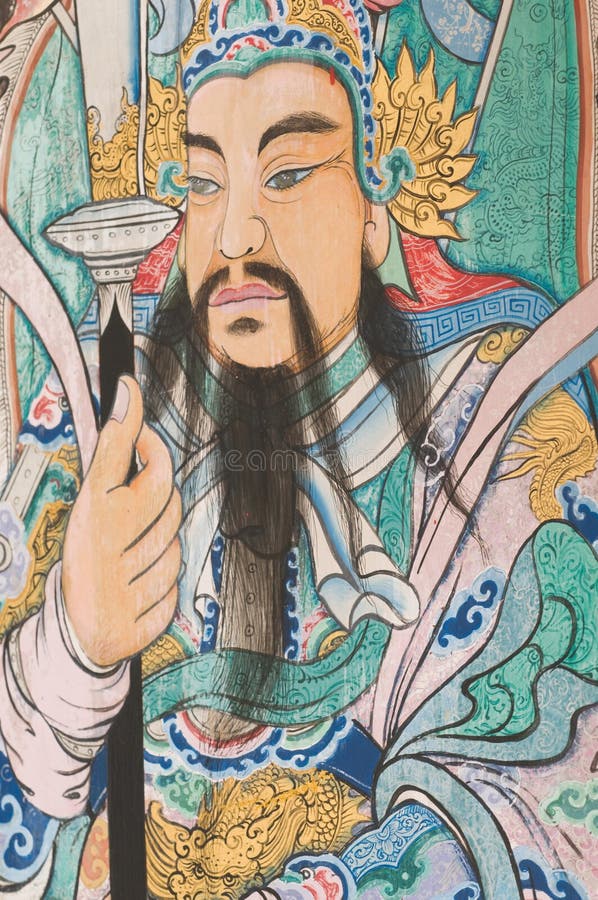 Ancient Chinese god stock photo. Image of face, power - 8133336