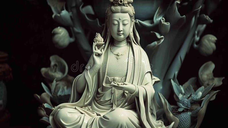Goddess Guan Yin Stock Illustrations – 73 Goddess Guan Yin Stock ...