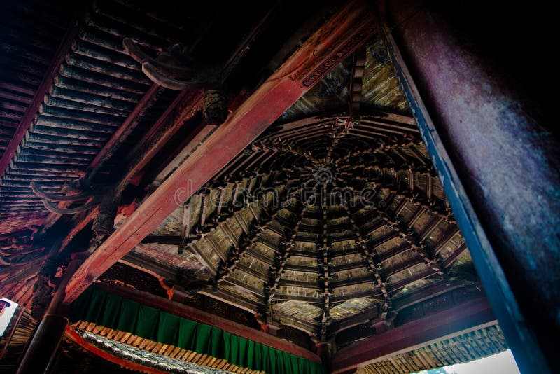 Ancient Chinese Roof Inside Stock Photo - Image of roof, chinese: 45811024