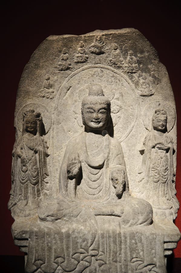 Ancient Chinese Sculpture editorial stock image. Image of asian - 11385224