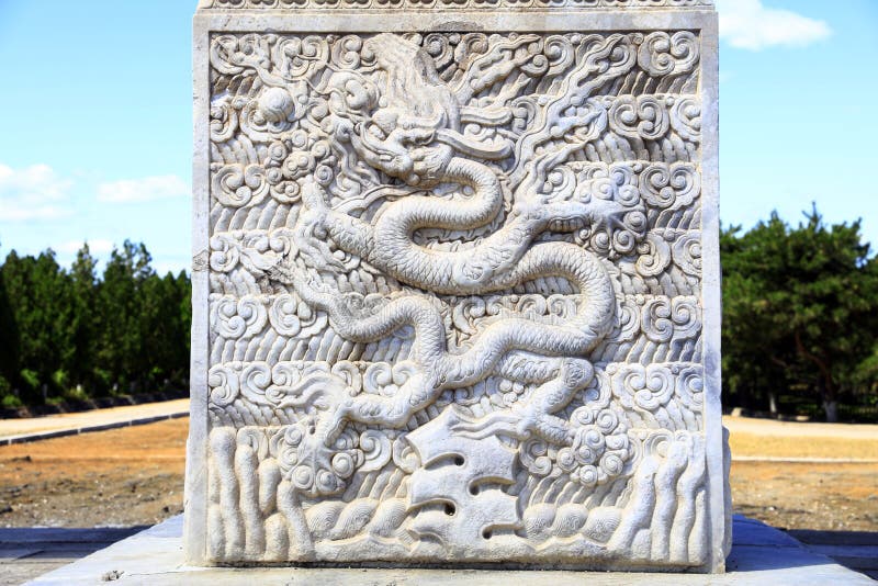 Ancient Chinese Stone Carving Stock Photo - Image of architecture ...