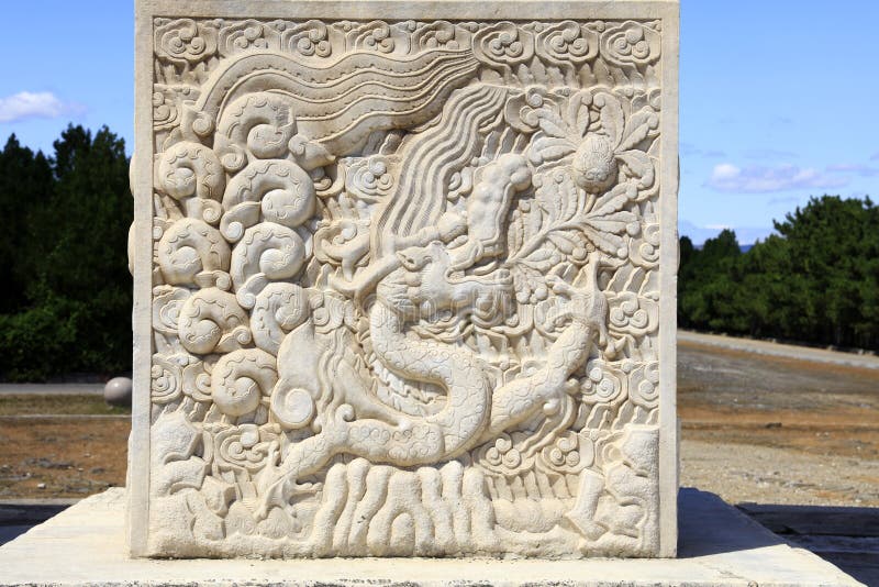 Ancient Chinese Stone Carving Stock Image - Image of traditional ...