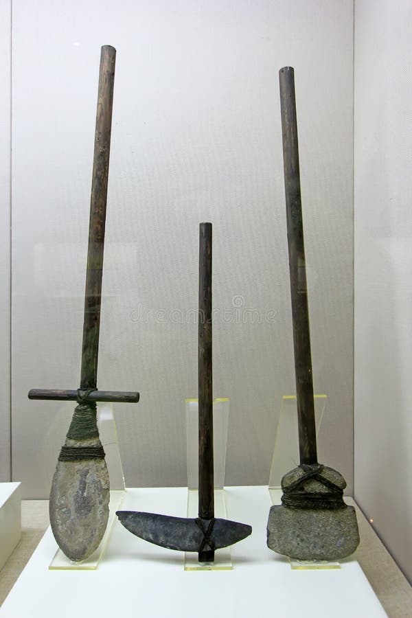 Ancient Chinese Stone Tools Editorial Stock Photo - Image of handle ...