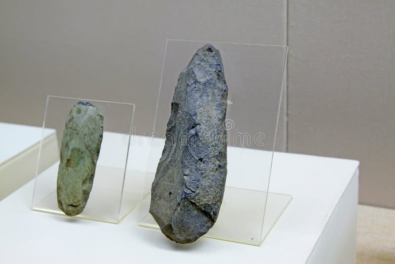 Ancient Chinese Stone Tools Editorial Stock Photo - Image of ways ...