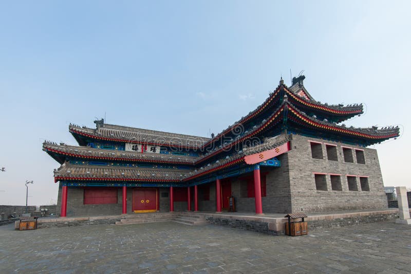 Ancient chinese stronghold stock image. Image of ages - 28949075