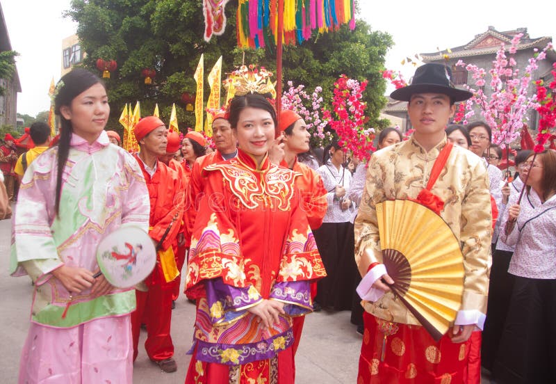 The Ancient Chinese Traditional Wedding Editorial Photography - Image ...