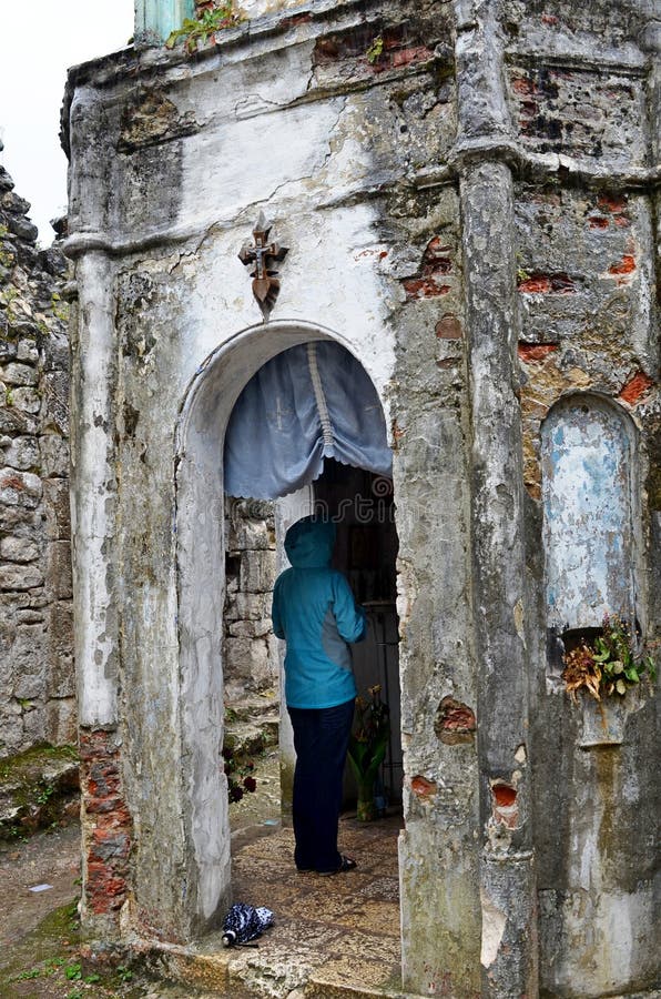 An Ancient Christian Pilgrimage Site Stock Image - Image of village ...