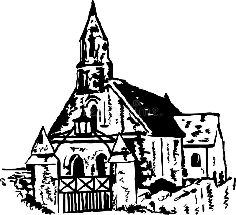 Ancient Church Building Stock Illustrations – 38,260 Ancient Church ...