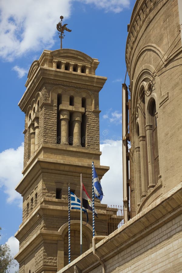 Ancient church in Cairo stock photo. Image of place, tower - 19497986
