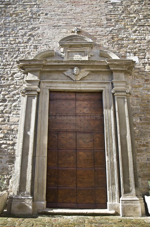 Ancient church front door stock image. Image of arch - 40765577