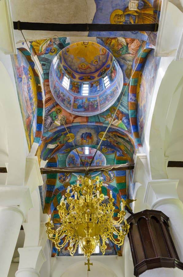 Ancient Church Plaosnik, Ohrid Lake Coast Macedonia, Stock Photo ...