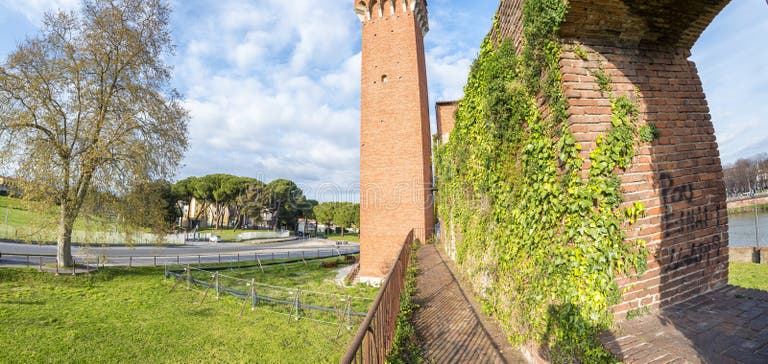 Ancient Citadel of Pisa, Italy Stock Photo - Image of architecture ...