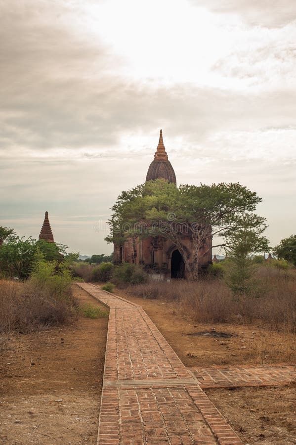 Ancient City in Bagan Archaeological Zone, Myanmar with Over 2000 ...