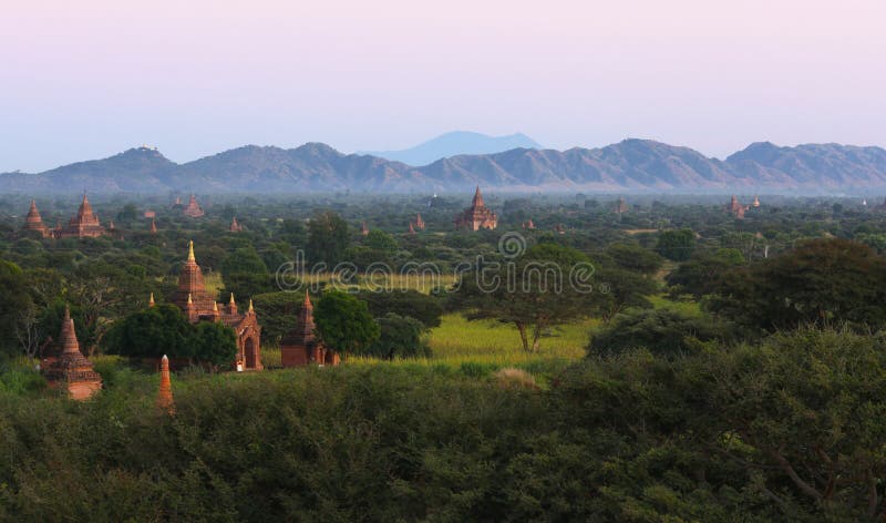 Ancient City of Bagan in Myanmar Stock Photo - Image of kingdgom ...