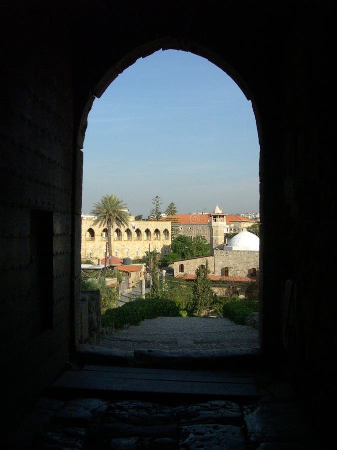 The Ancient City of Byblos, Lebanon Stock Image - Image of frontage ...