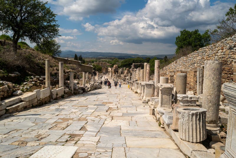 The Ancient City of Ephesus in Turkey Editorial Photo - Image of roman ...