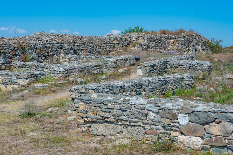 The Ancient City of Histria in Romania Stock Image - Image of ...