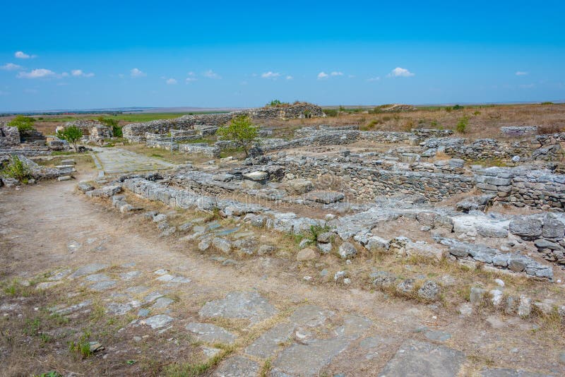 The Ancient City of Histria in Romania Stock Image - Image of roman ...
