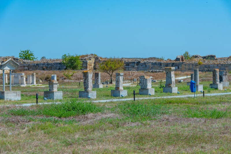 The Ancient City of Histria in Romania Stock Image - Image of culture ...
