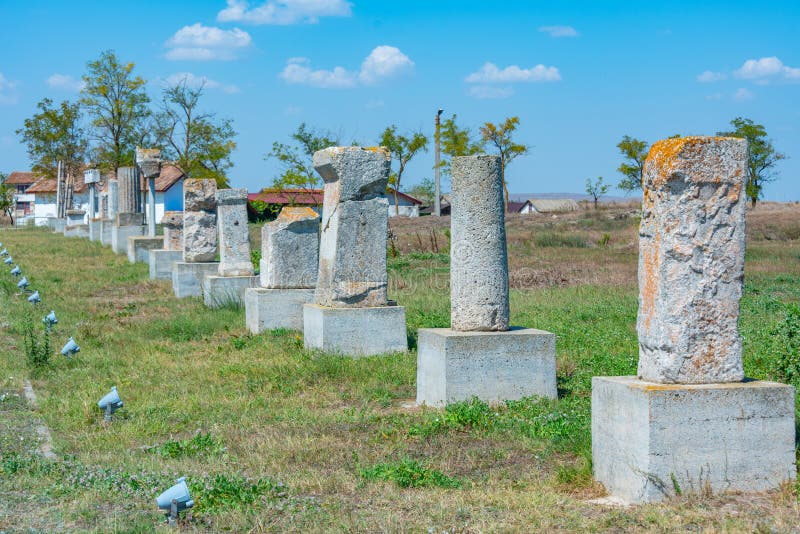 The Ancient City of Histria in Romania Stock Image - Image of town ...