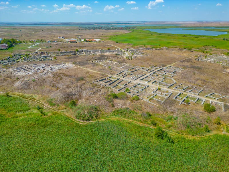The Ancient City of Histria in Romania Stock Photo - Image of ...