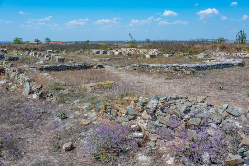 The Ancient City of Histria in Romania Stock Image - Image of ...